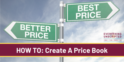 How To Create a Price Book