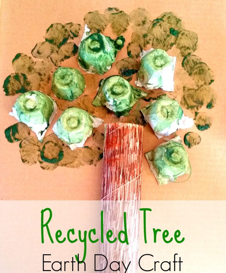 Earth Day Craft - Recycled Tree
