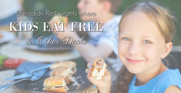 Restaurants Where Kids Eat Free & Other Specials