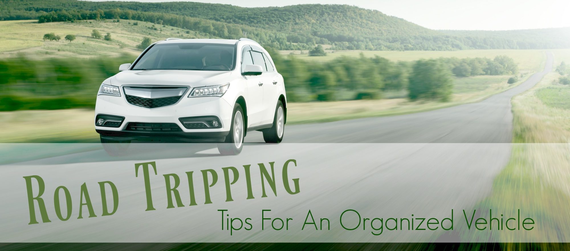 Road Tripping - An Organized Vehicle
